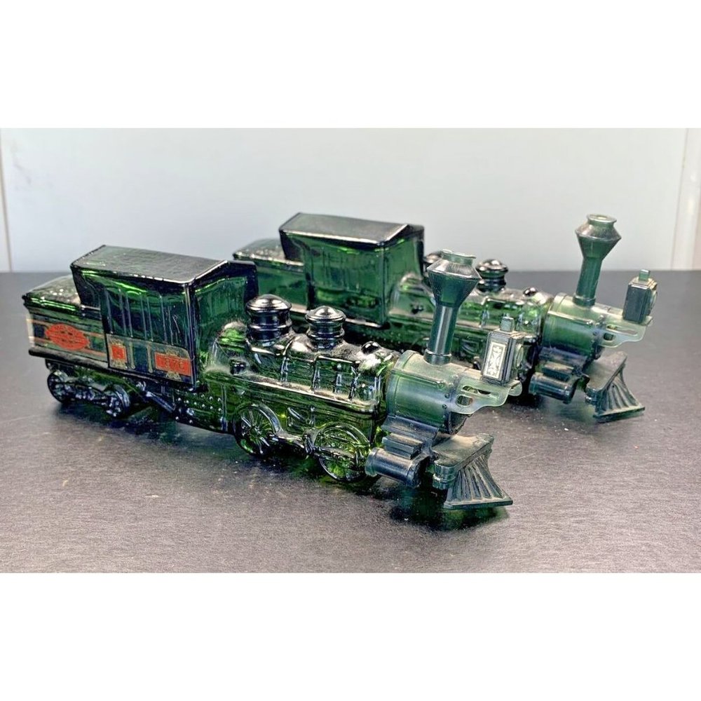 2 Vintage Avon 1876 Centennial Express Train Engine W… - Gem